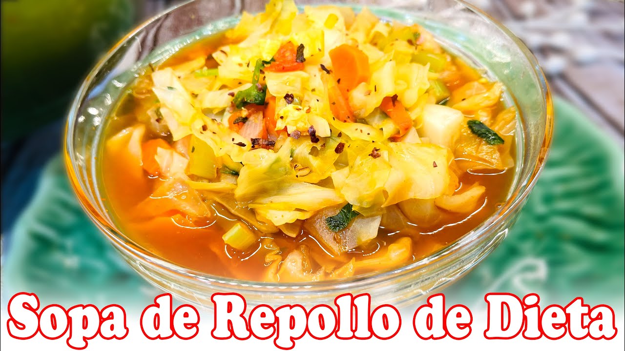 Sopa de Repollo de Dieta - YouTube