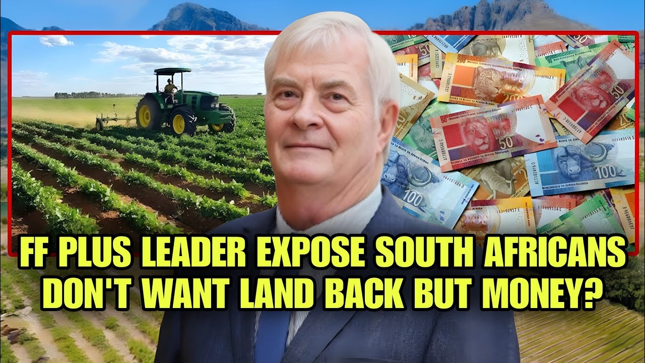 FF Plus Leader Expose South Africans Don't Want LAND Back But MONEY ...