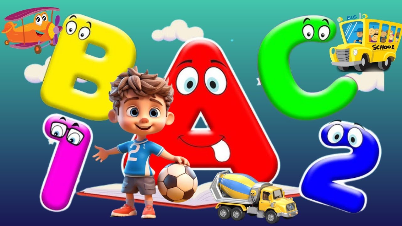 ABC Song | Number Song | ABC and number song | Toddler's Learning with ...