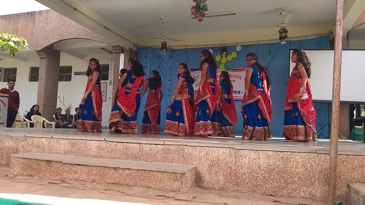 Ras Garba | JNV Mehsana Girls | Alumni Meet 2k19 | - YouTube