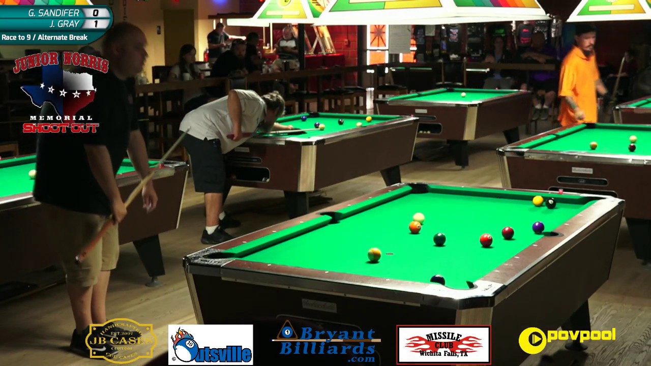 #4 - Greg SANDIFER vs Joey GRAY - Norris 9-Ball • 2017 - YouTube