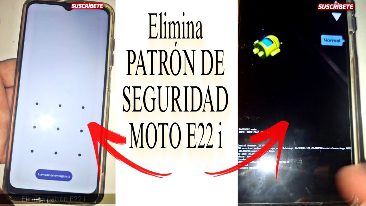 Elimina PATRÓN del MOTO E22 i de manera fácil. - YouTube
