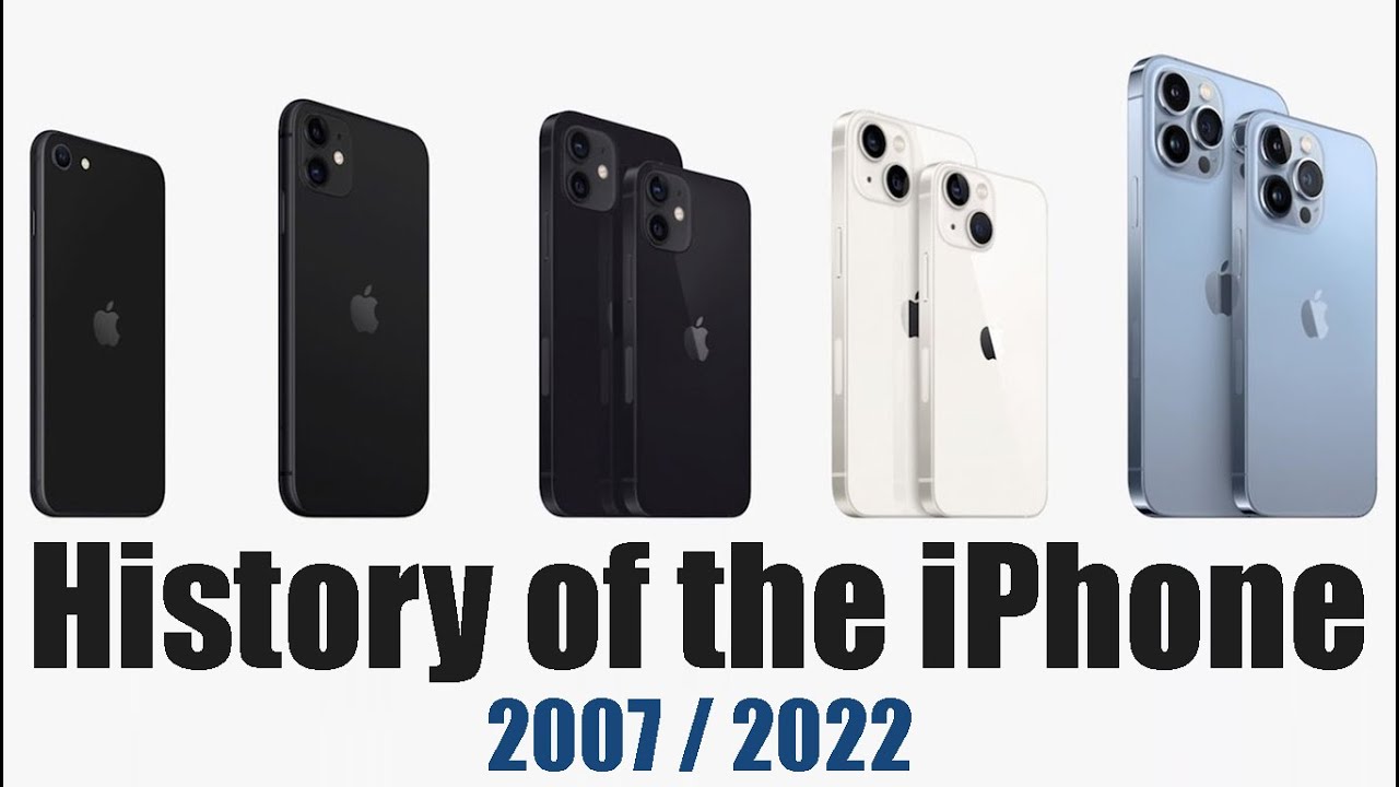 THE EVOLUTION OF THE IPHONE: EVERY MODEL FROM 2007 - 2021 [HISTORY ...