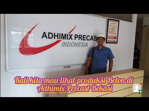 Pembuatan Beton Precast di Adimix Bekasi - YouTube