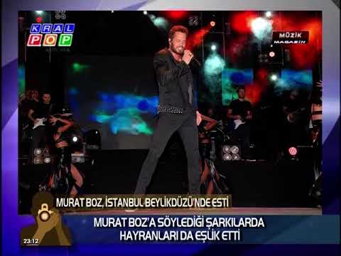 MURAT BOZ BEYLİKDÜZÜ KONSERİ NOSTALJİ KRAL POP MÜZİK MAGAZİN TÜRK MEDYA