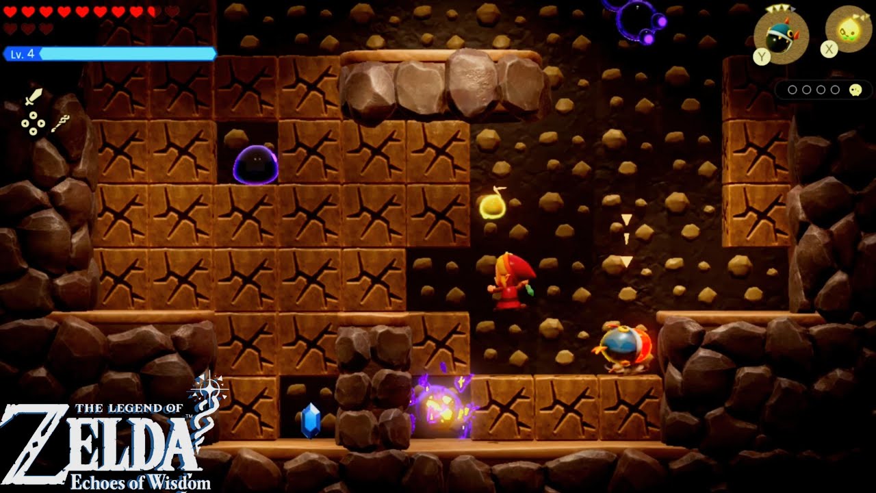 The Legend of Zelda Echoes of Wisdom - Rescue Goro & bomb all block ...