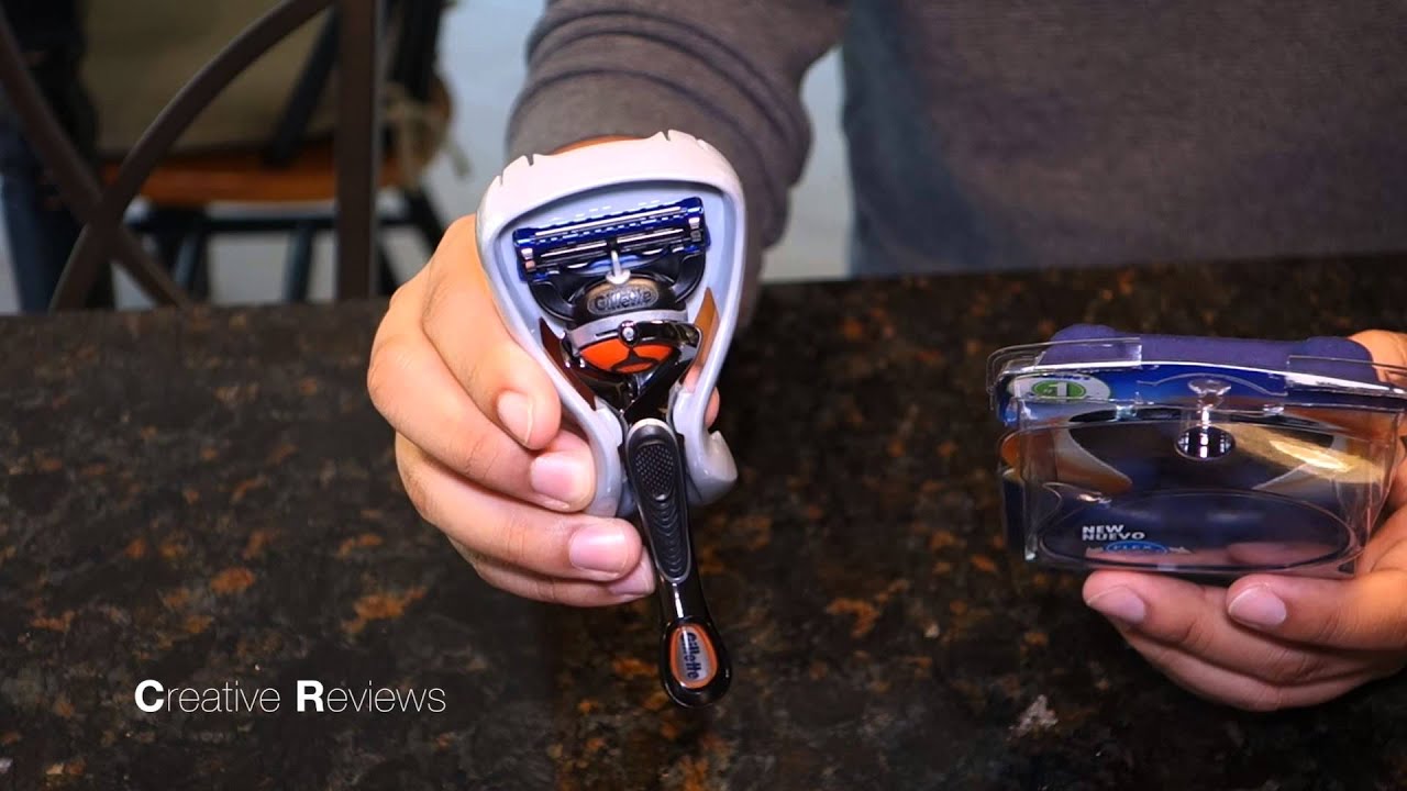Gillette Fusion Proglide with Flexball Technology: Unboxing - YouTube