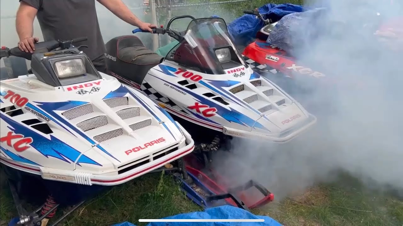 700 VES swapped 1998 XC 700 first start! - YouTube