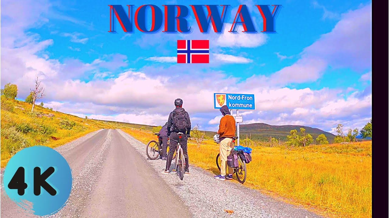 【4K】Bike Cycling Tour On The Countryside In Norway-Nord - Fron Kommune ...