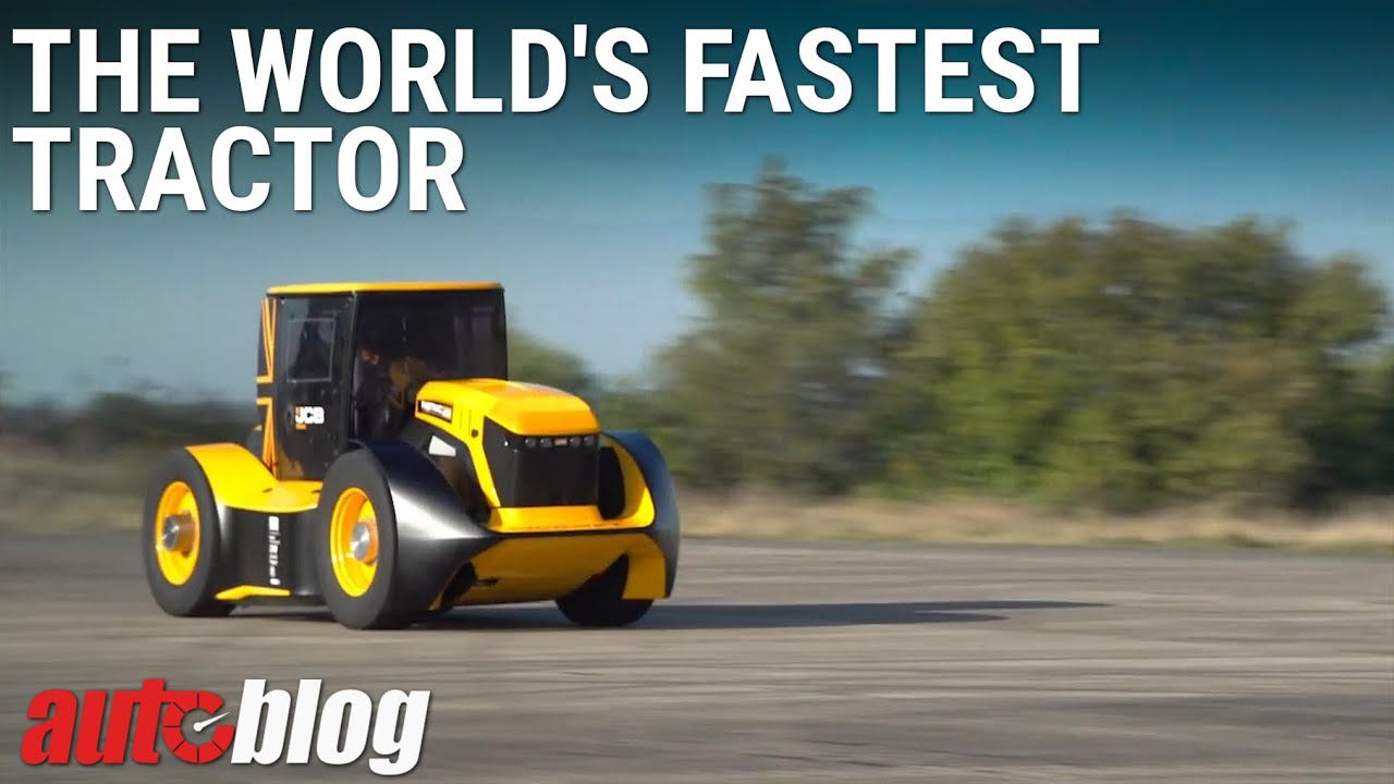 The World s fastest tractor - YouTube
