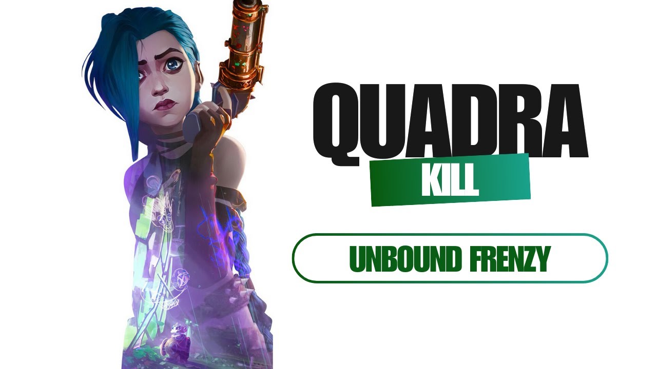 Arcane Jinx - Quadra Kill Unleashed in Unbound Frenzy | Wild Rift - YouTube