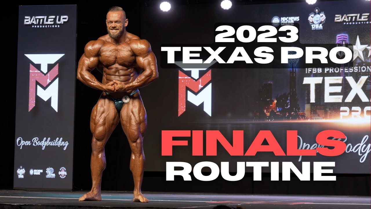 Texas Pro 2023 Finals Routine | IFBB Pro Jordan Hutchinson | Pro Debut ...