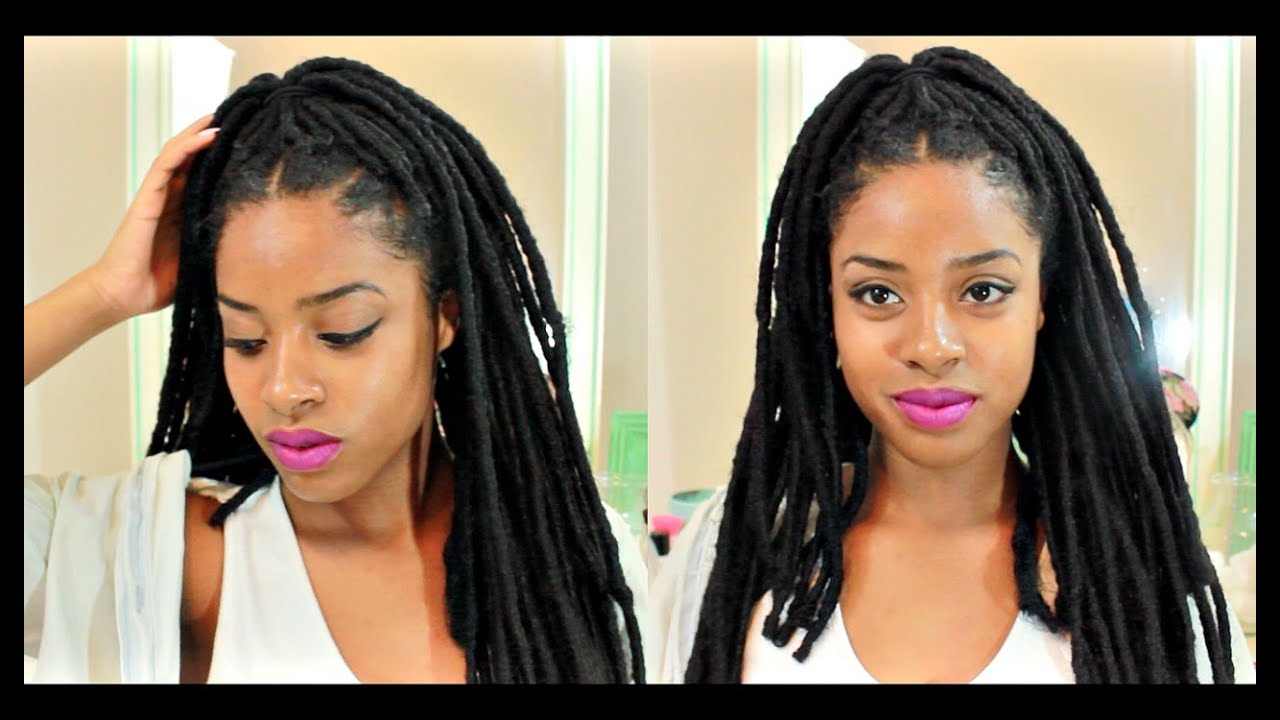 Sensationnel Crochet Braid Faux Locks | Natural Looking - YouTube