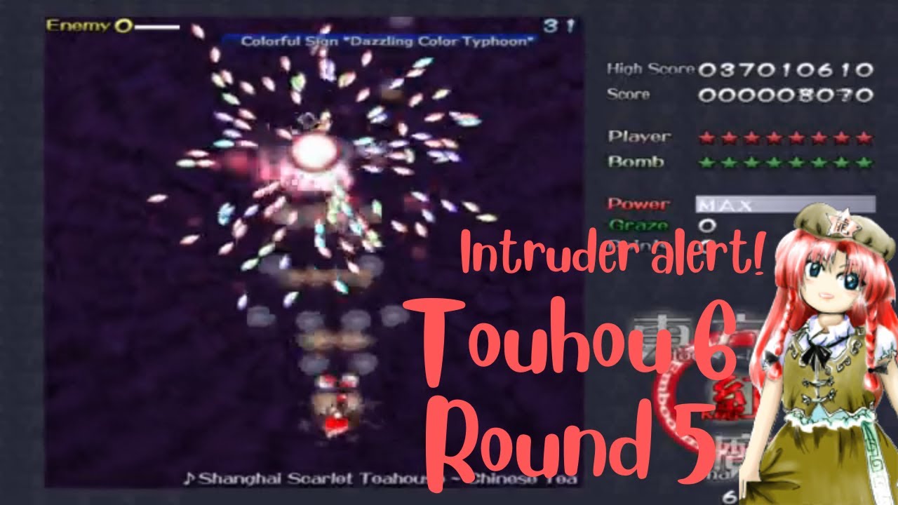 Touhou 6 Round 5: Mostly Early-Game Purgatory - YouTube