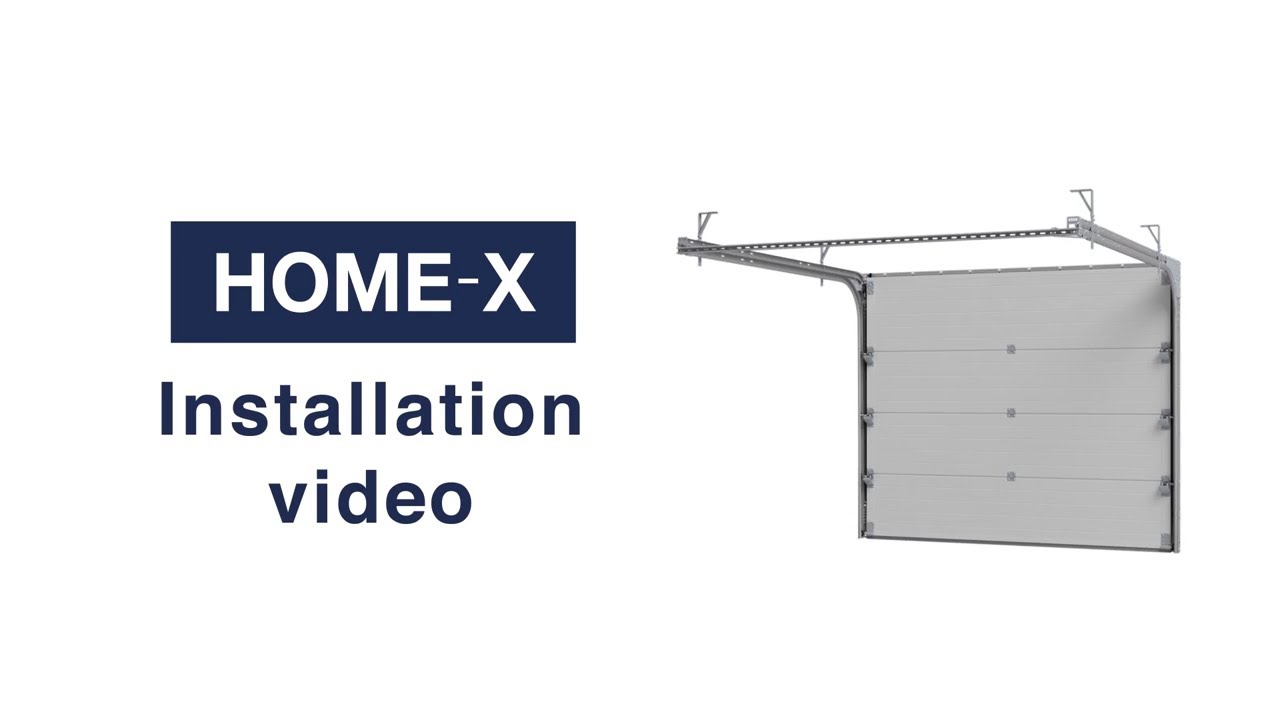 DOCO HOME X 차고문 하드웨어 설치 - YouTube