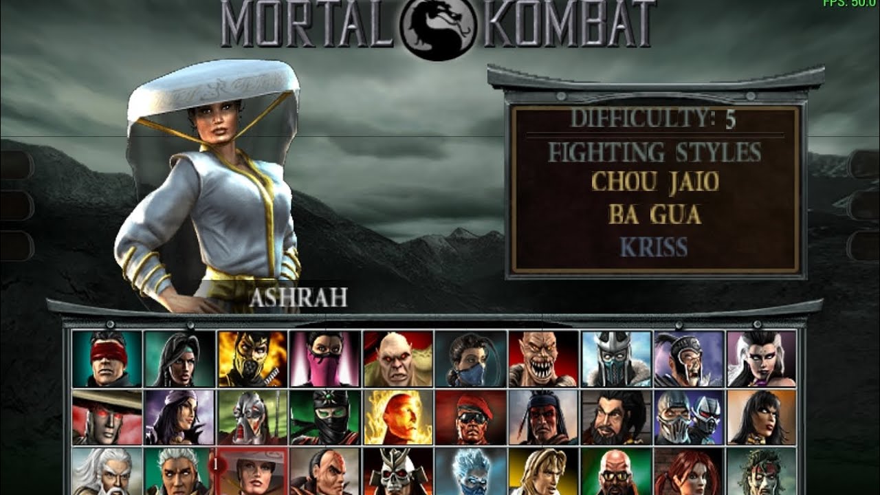 MORTAL KOMBAT UNCHAINED PSP | ASHRAH - YouTube