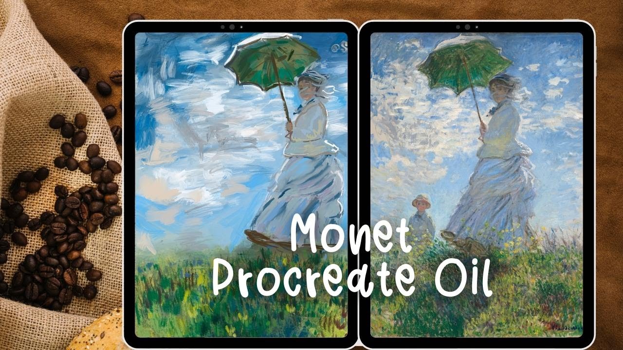 Claude Monet Oil Brushes Procreate Bundle - YouTube
