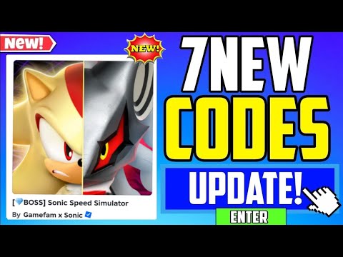 *SECRET UPDATE!* | Sonic Speed Simulator CODES 2025 (ROBLOX SONIC SPEED ...