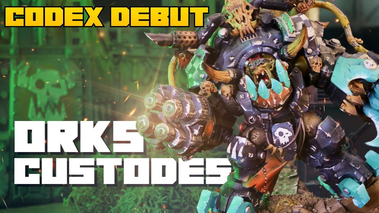 Orks vs Adeptus Custodes - NEW CODEX DEBUT - A 10th Edition Warhammer ...