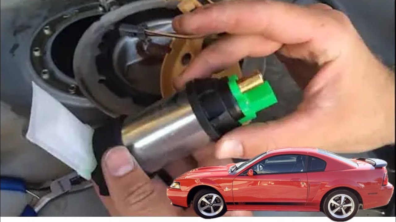 How to change a fuel pump & Fuel Filter: Ford Mustang 1994-2004 sn95 ...