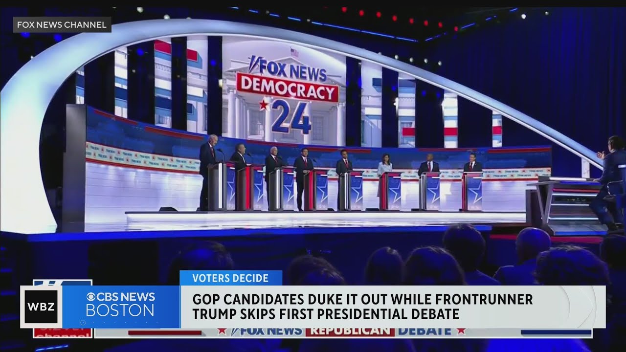 GOP candidates spar in first presidential debate - YouTube
