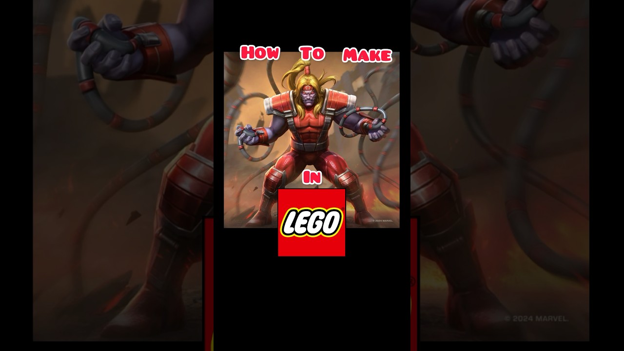 How To Make Omega Red in LEGO #lego #xmen #marvel #shorts #trending # ...