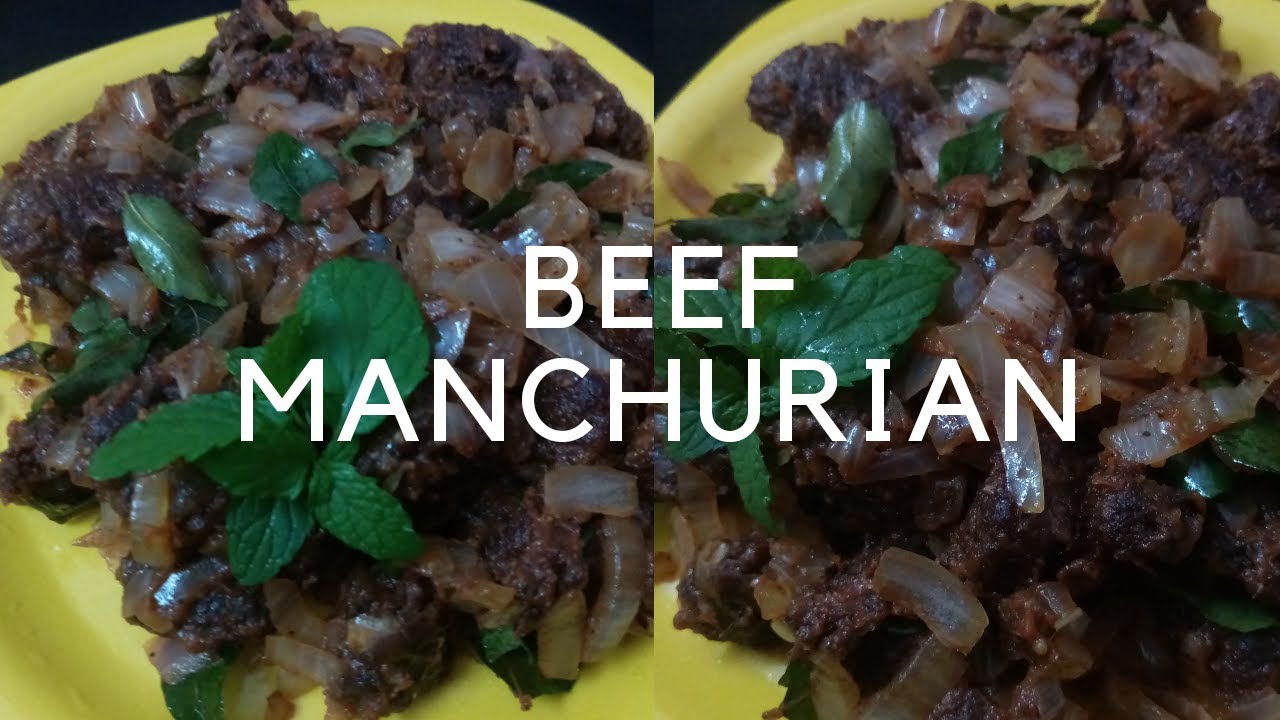 beef manchurian | yummy and easy recipe - YouTube