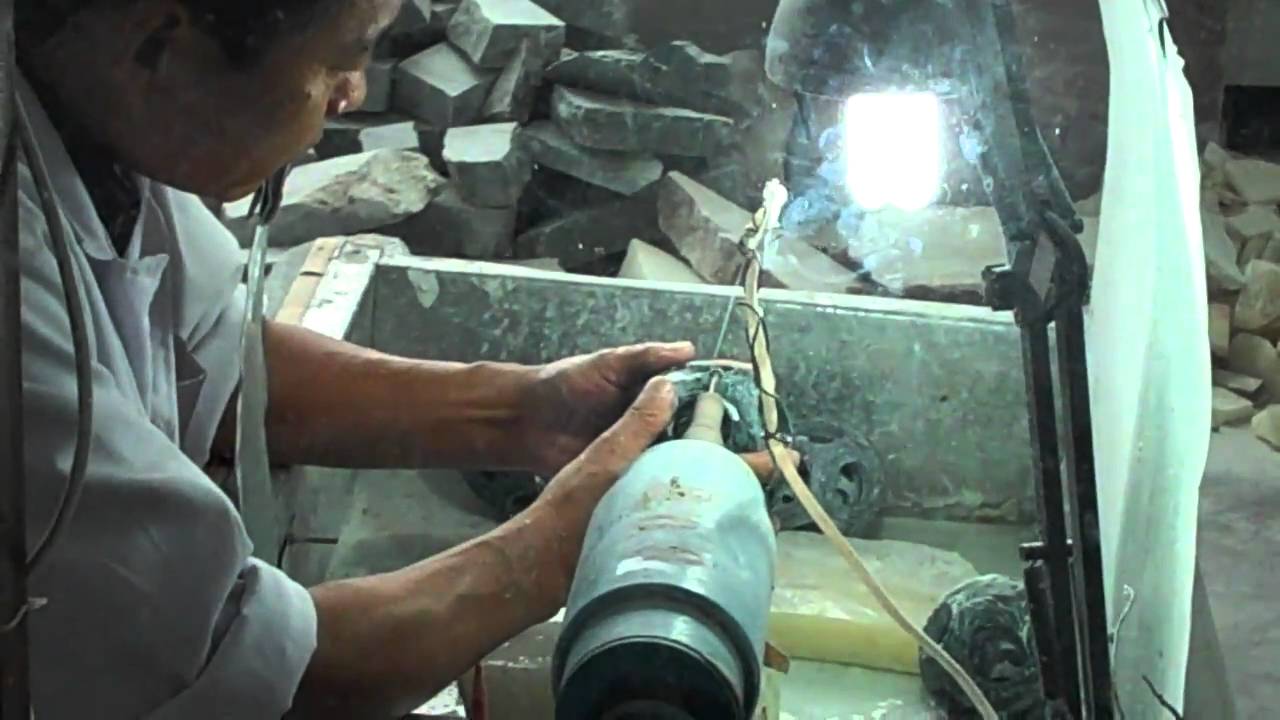 Jade Factory Pt. 1 - Sculpting Jade - YouTube