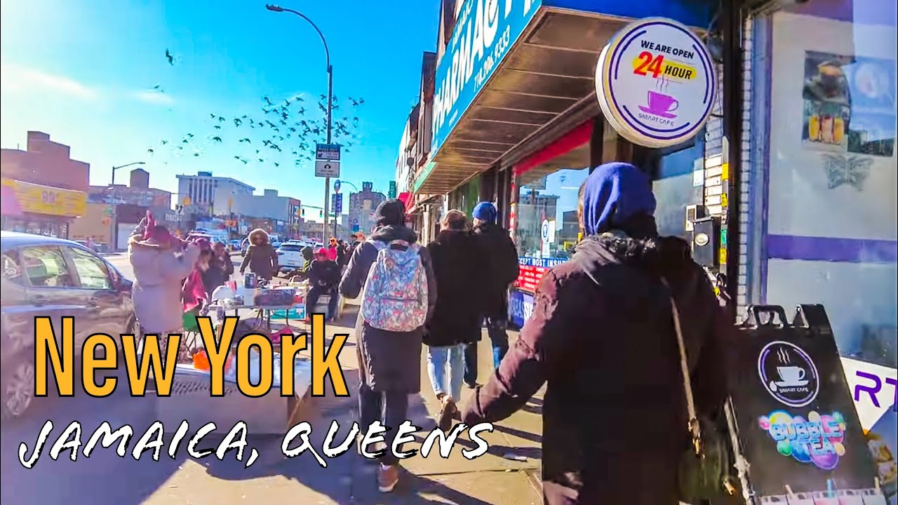 This is Queens - New York 4K Walking Tour of Jamaica, Queens - YouTube