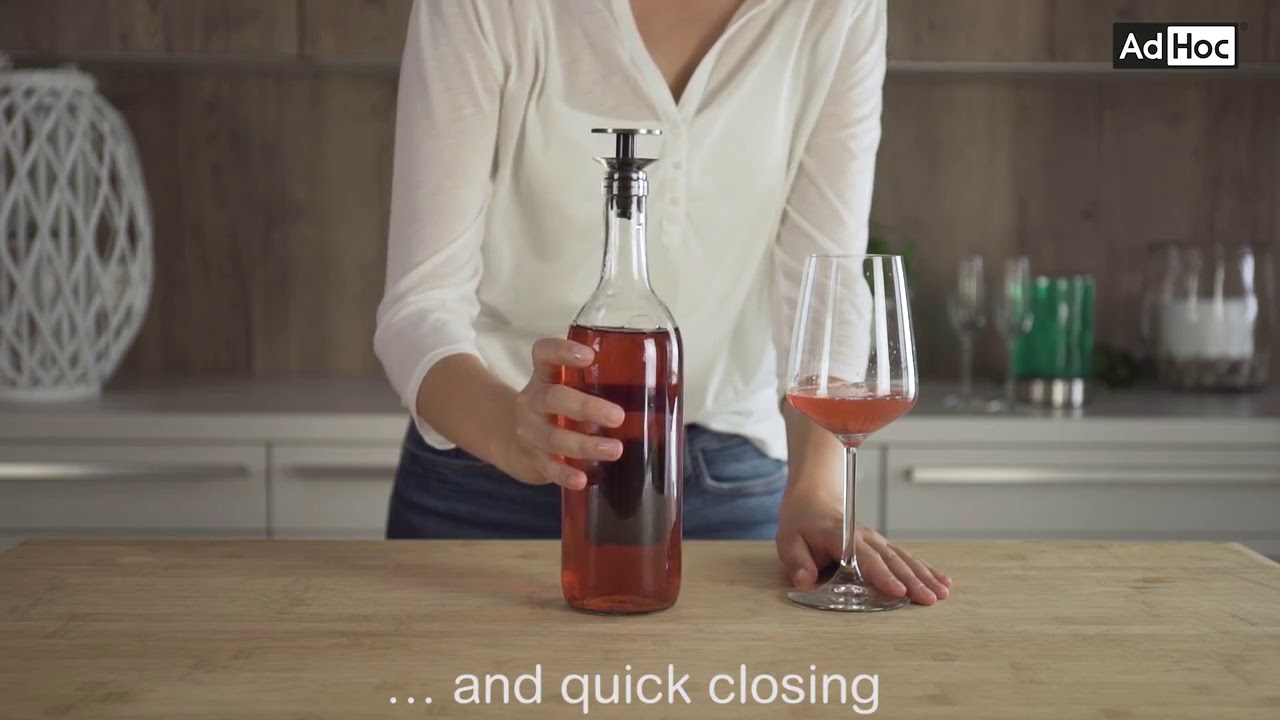德國精品AdHoc 多功能酒塞系列(FV41, FV42, VP04, FV44) - YouTube