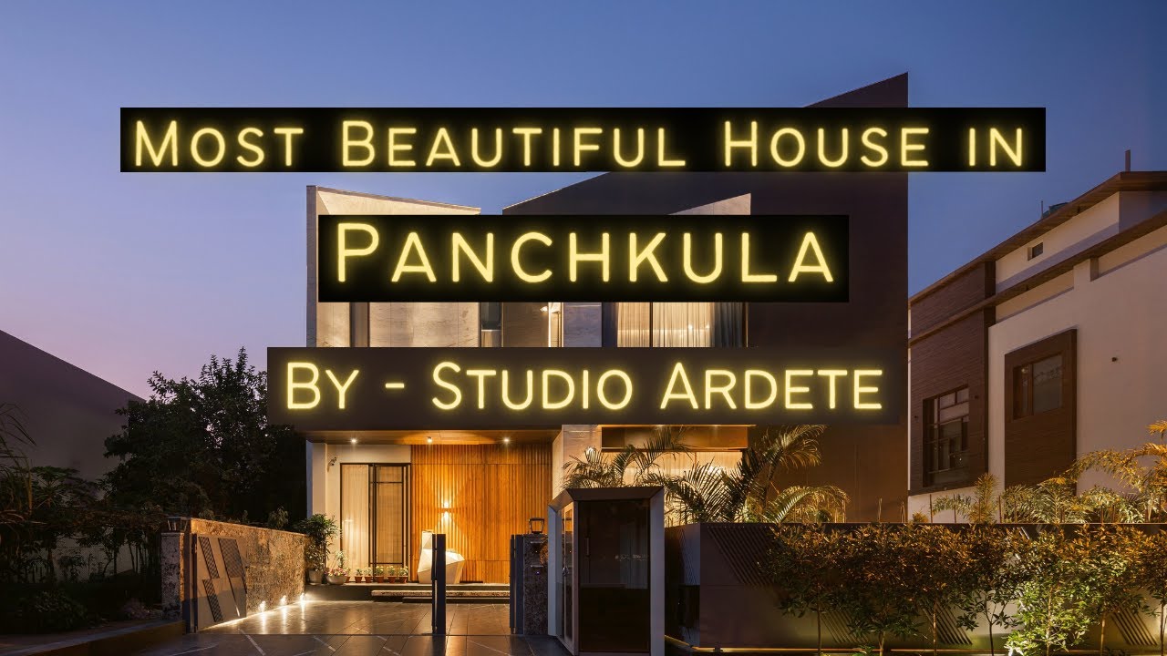 Most Beautiful House In Panchkula - YouTube