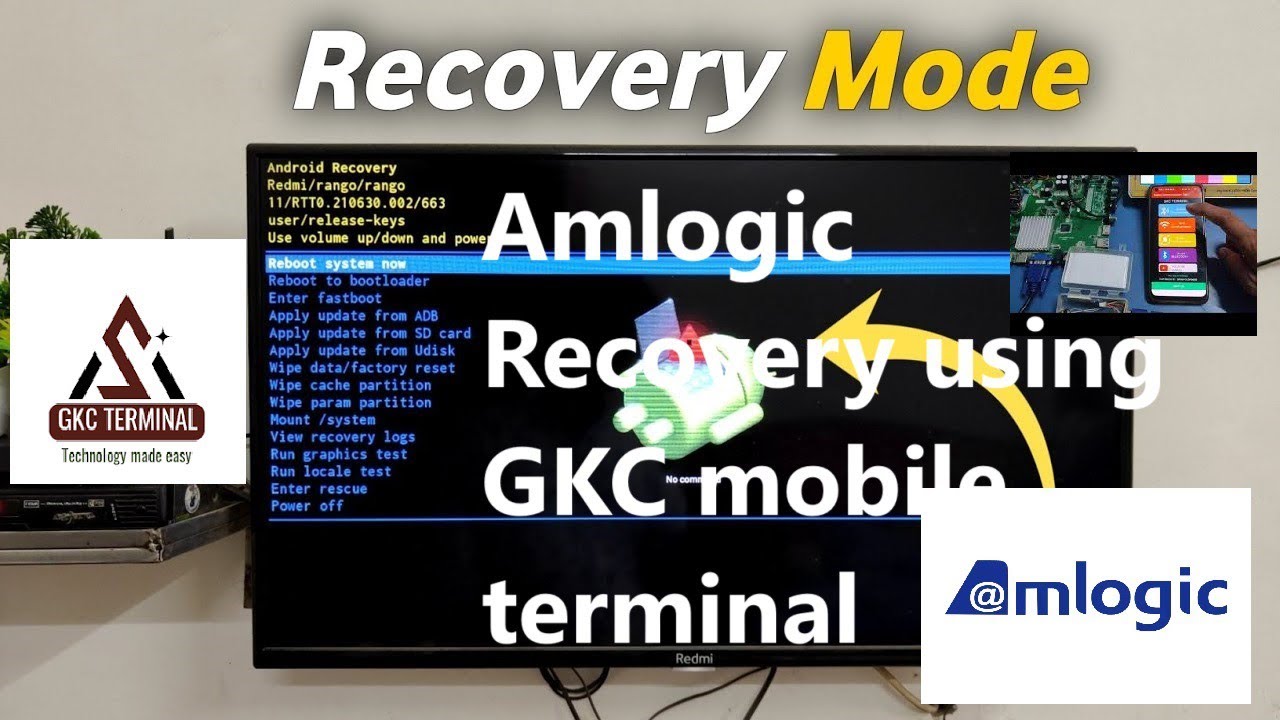 How to recover Amlogic chipset using GKC mobile terminal via Bluetooth ...