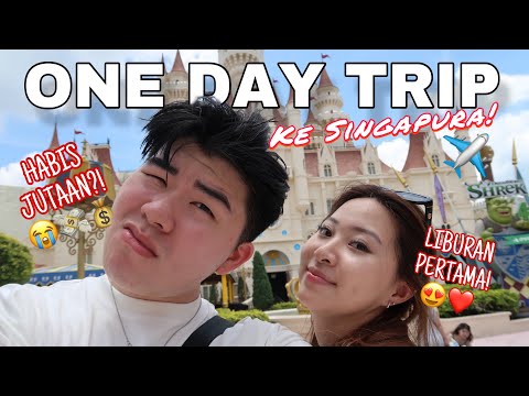 PULANG PERGI SINGAPUR DALAM SEHARI?! Rico habis jutaan😭 | VLOG PERTAMA Enrico & Virly