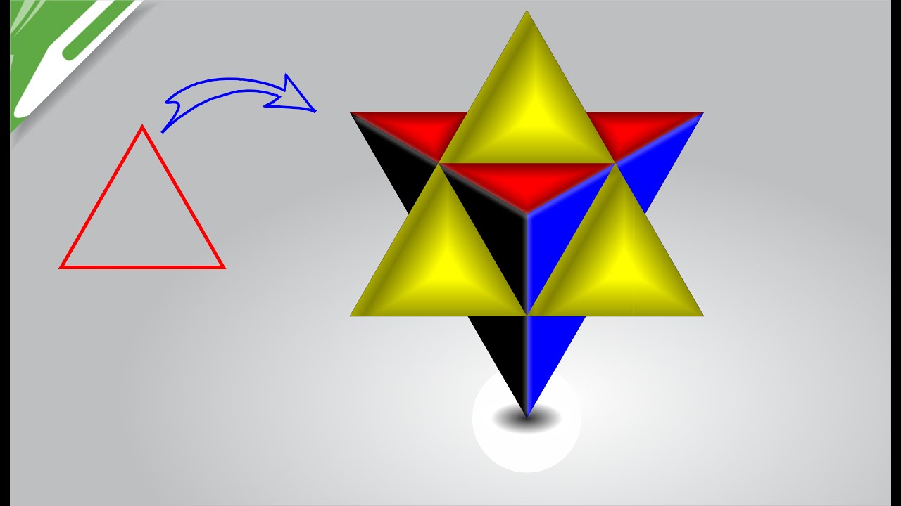 New 3d infographics Logo design in coreldraw X7 | coreldraw Tutorialx7 | Star logo design ...