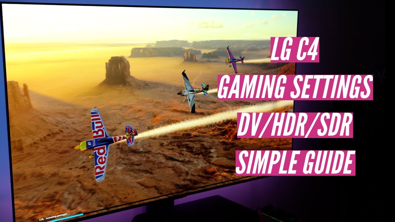 LG C4 GAMING SETTINGS - A SIMPLE GUIDE - YouTube