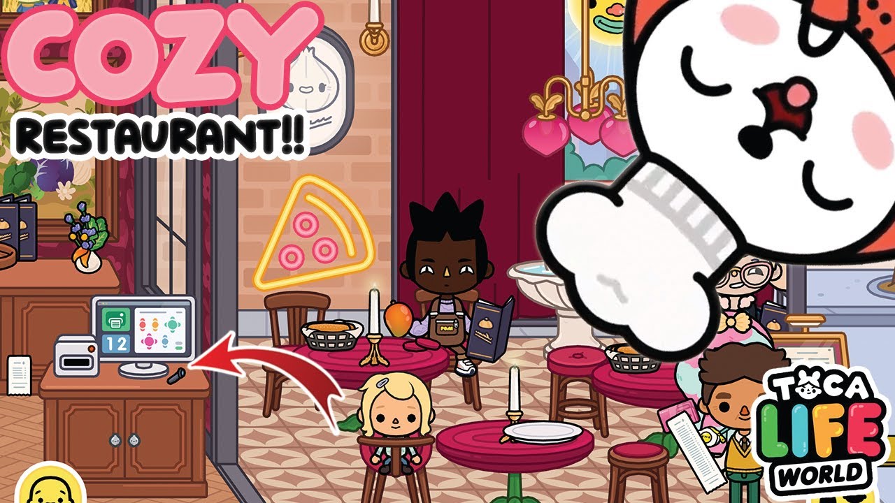 Toca Boca New Update Cozy Restaurant Makeover! Atualização Life World ...