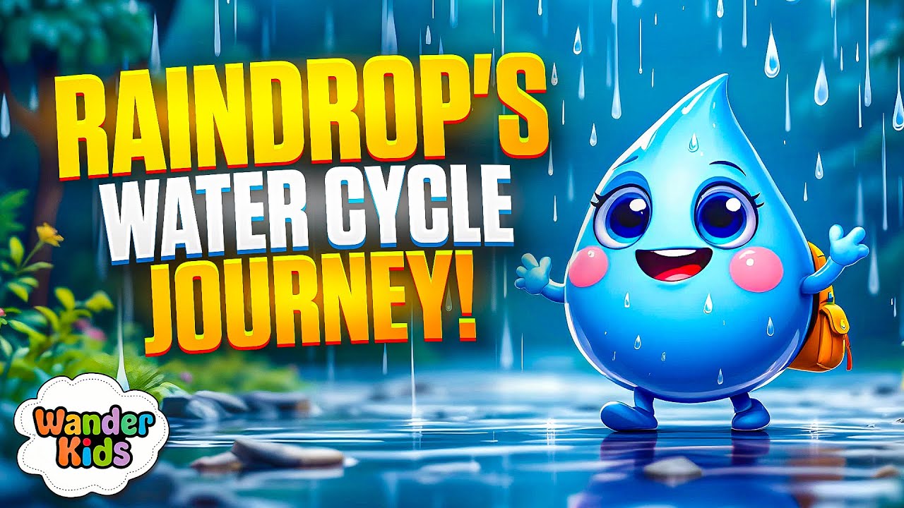 The Magical Journey of a Raindrop! 🌧️ Explore the Water Cycle with Us ...