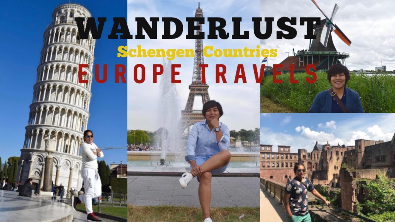 WANDERLUST EUROPE TRAVELS ⎮ SCHENGEN COUNTRIES - YouTube