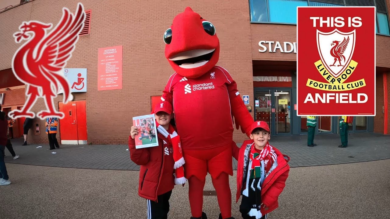 My FIRST Liverpool FC Football Game - Anfield Stadium - YouTube