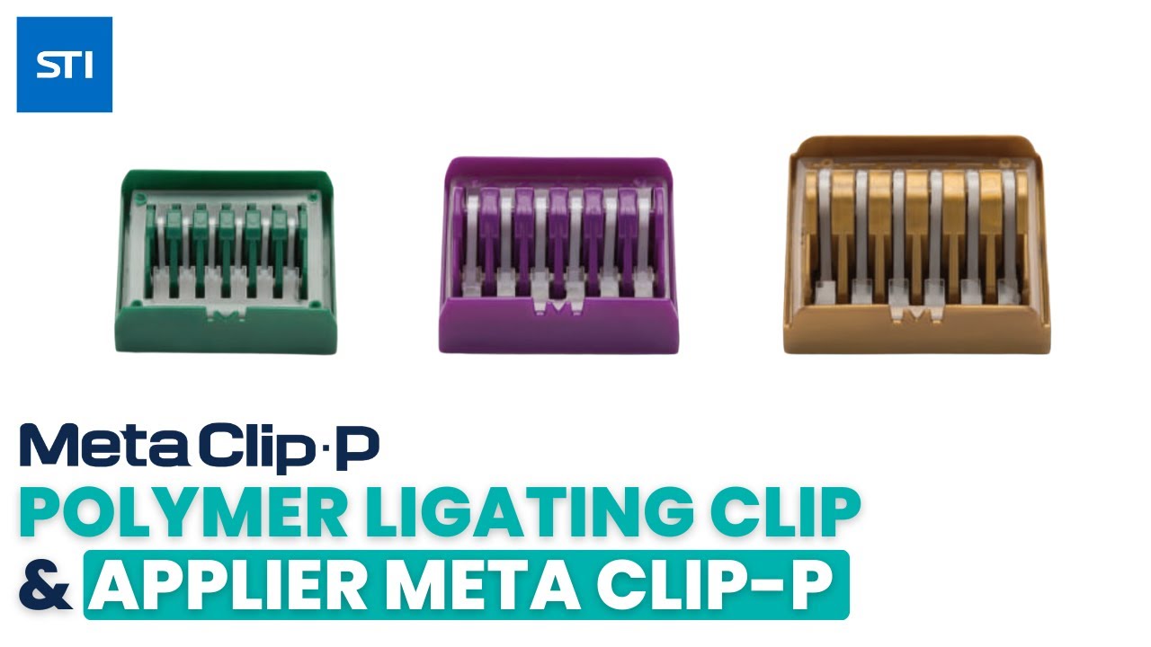 META CLIP-P Polymer Ligating Clips - YouTube
