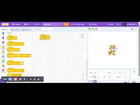 How To Make A Flappy Bird Game In Scratch ( PART 1 ) - YouTube