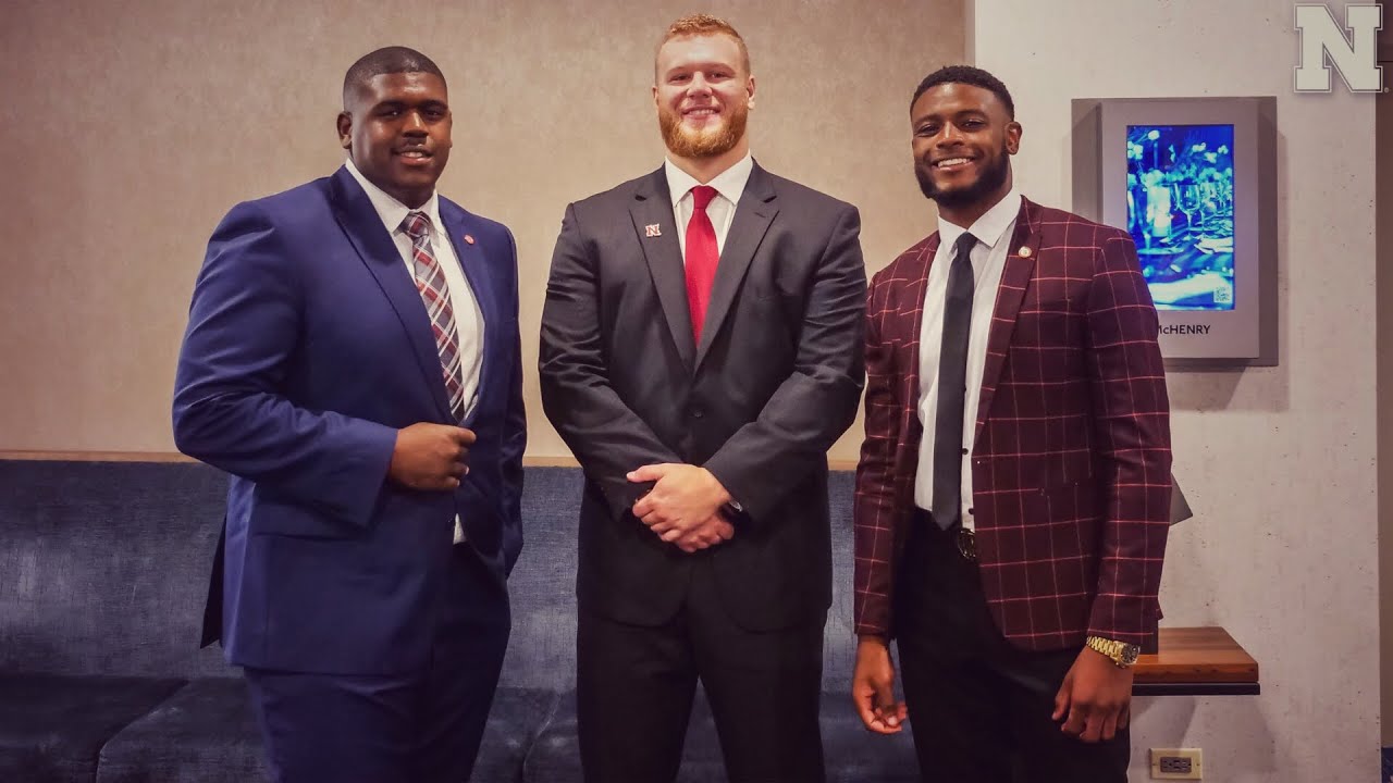 Nebraska Players Stanley Morgan Jr, Mick Stoltenberg, and Jerald Foster ...
