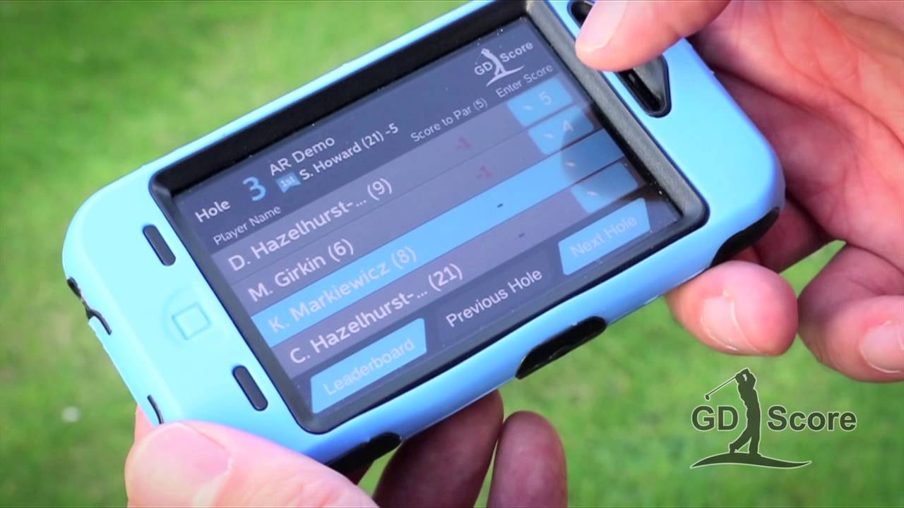 GDScore Live Golf Scoring! - YouTube