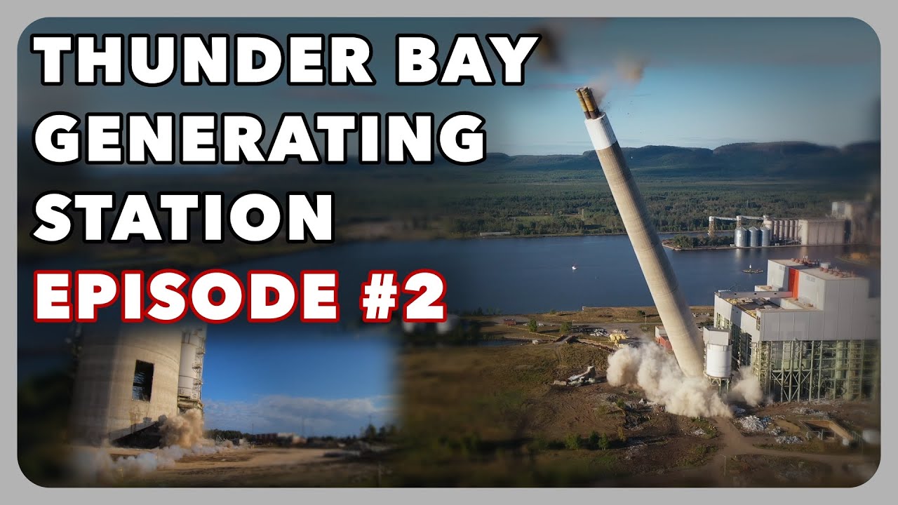 Blast One, 650 Foot Stack Implosion - Thunder Bay Generating Station ...