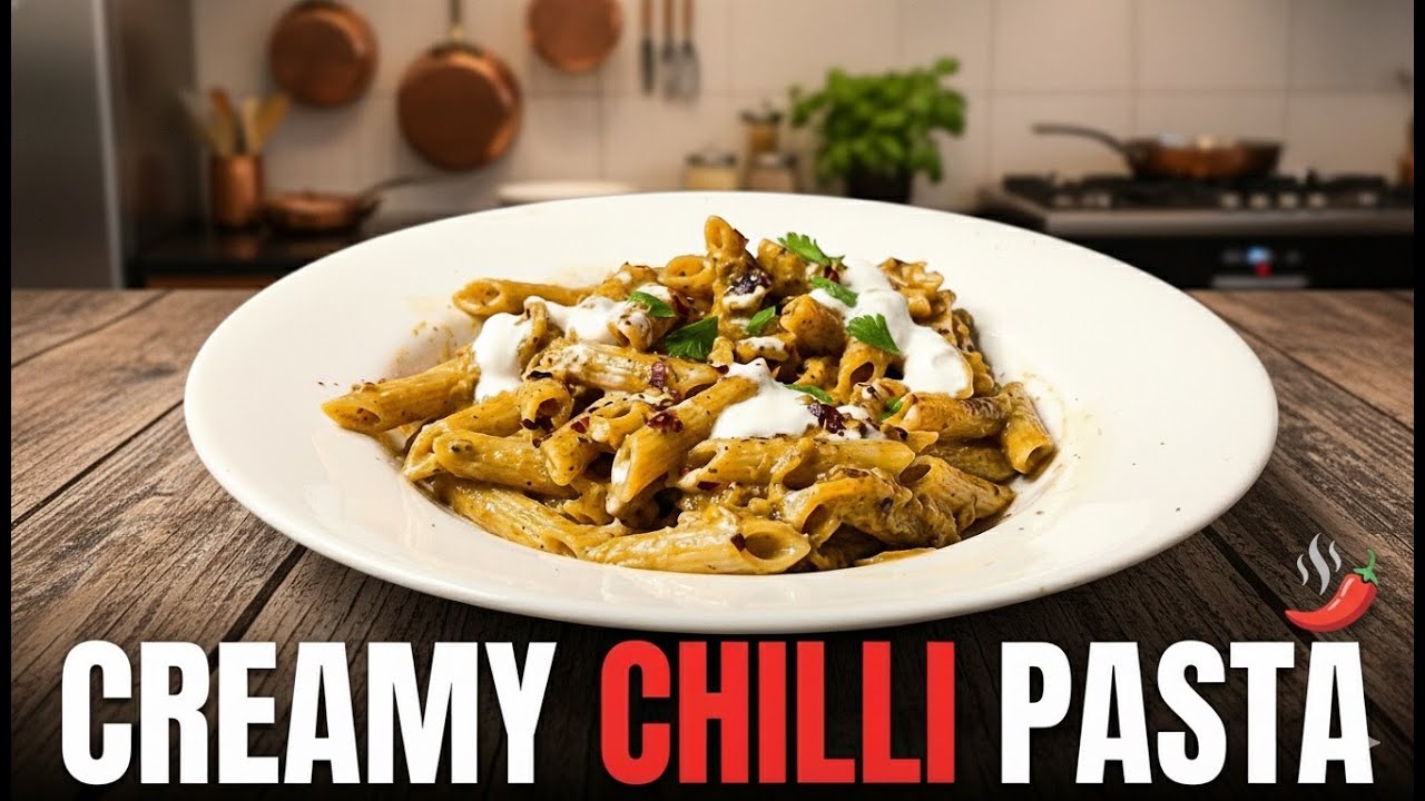 Creamy Chilli Pasta!!!🍝🤤 - YouTube