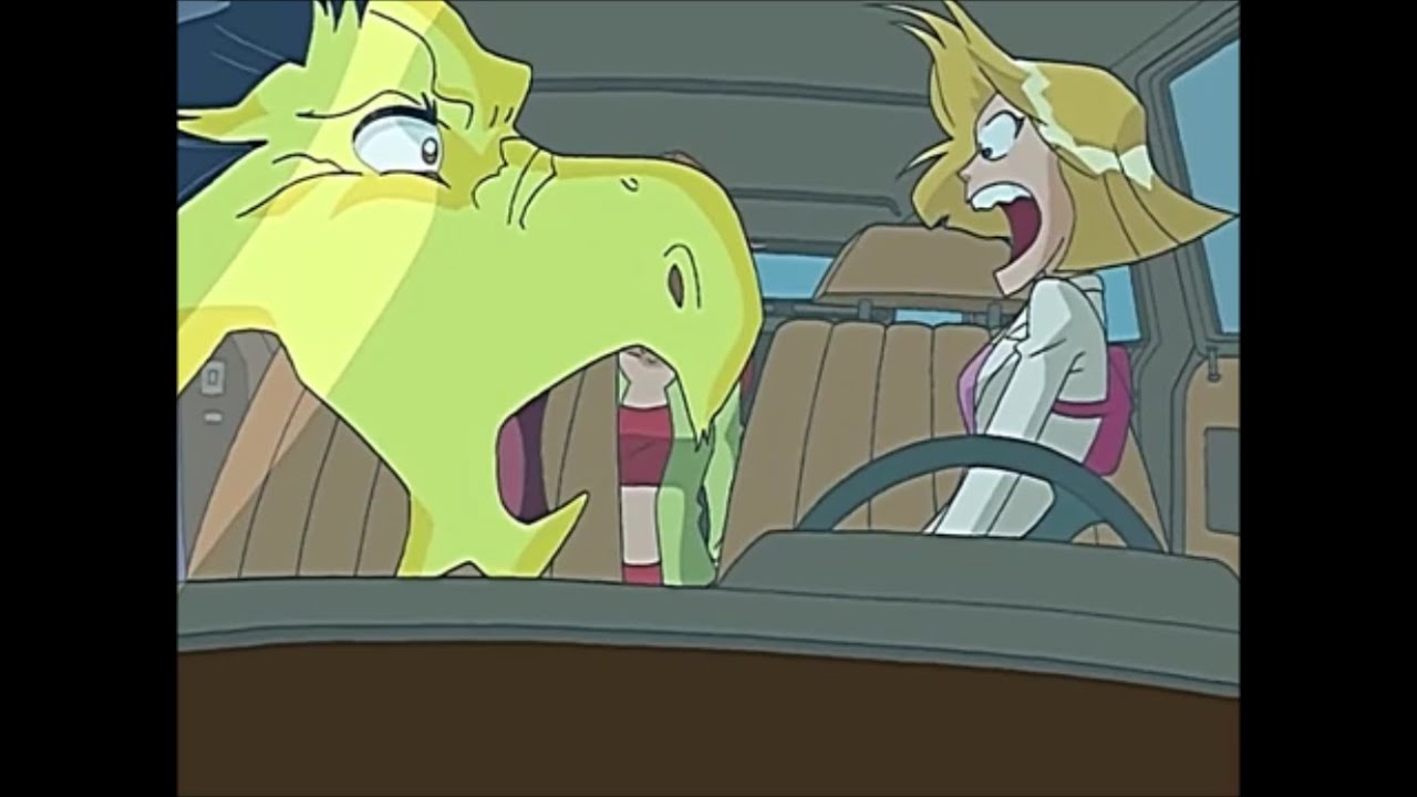 Totally Spies - Alex transforms into Dinosaur (Revert) - YouTube