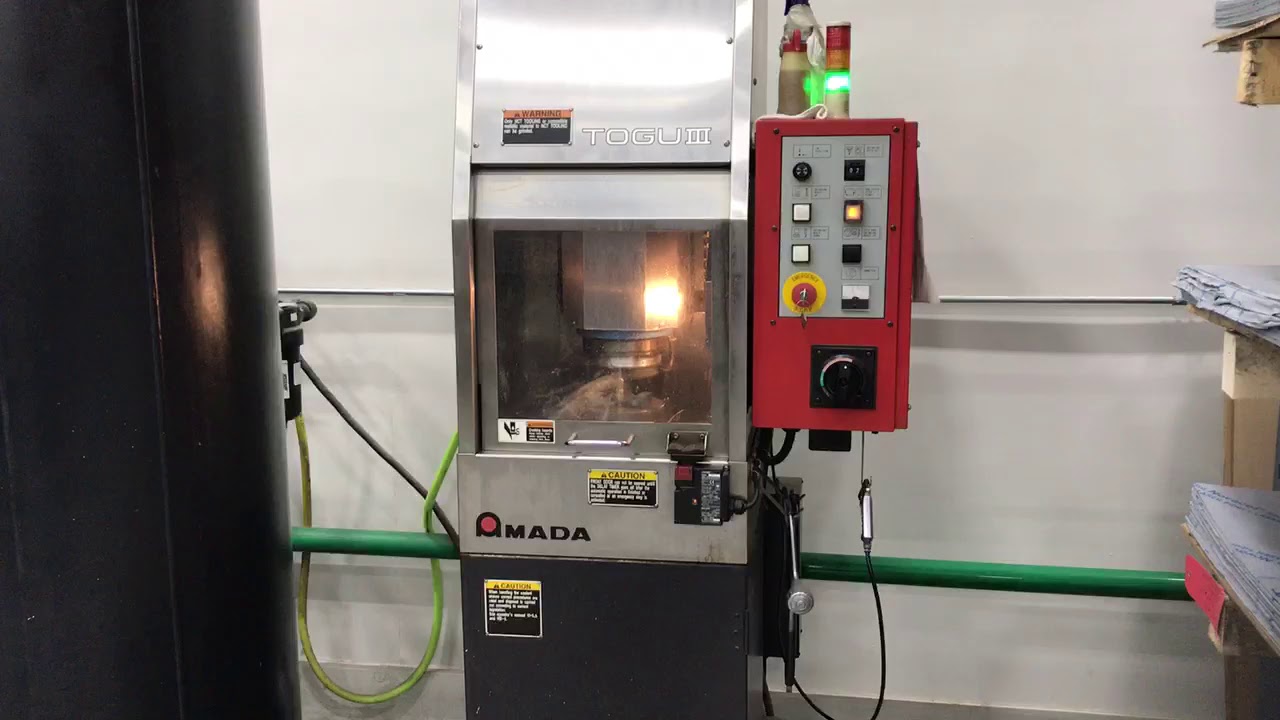 Amada Togu III Punch & Die Grinder Machine 11911 - YouTube