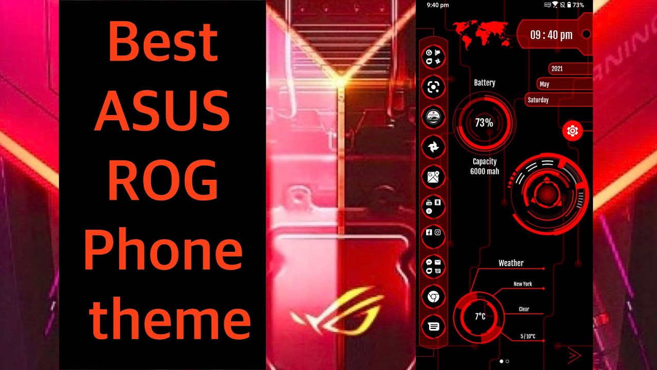 Best ASUS ROG Phone Compact Launcher Theme - YouTube