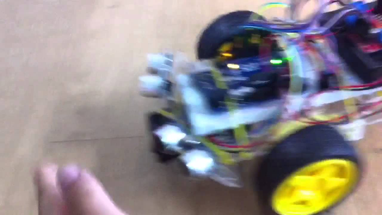 아두이노 arduino auto drive car - YouTube