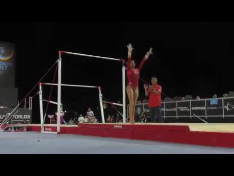 Ashton Locklear - Uneven Bars - 2017 World Championships - Qualifying ...